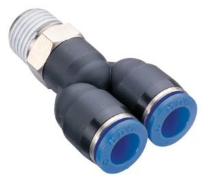 Push in - Tube to Thread - PWT - Swivel Rotating - Male 'Y' - Air ...